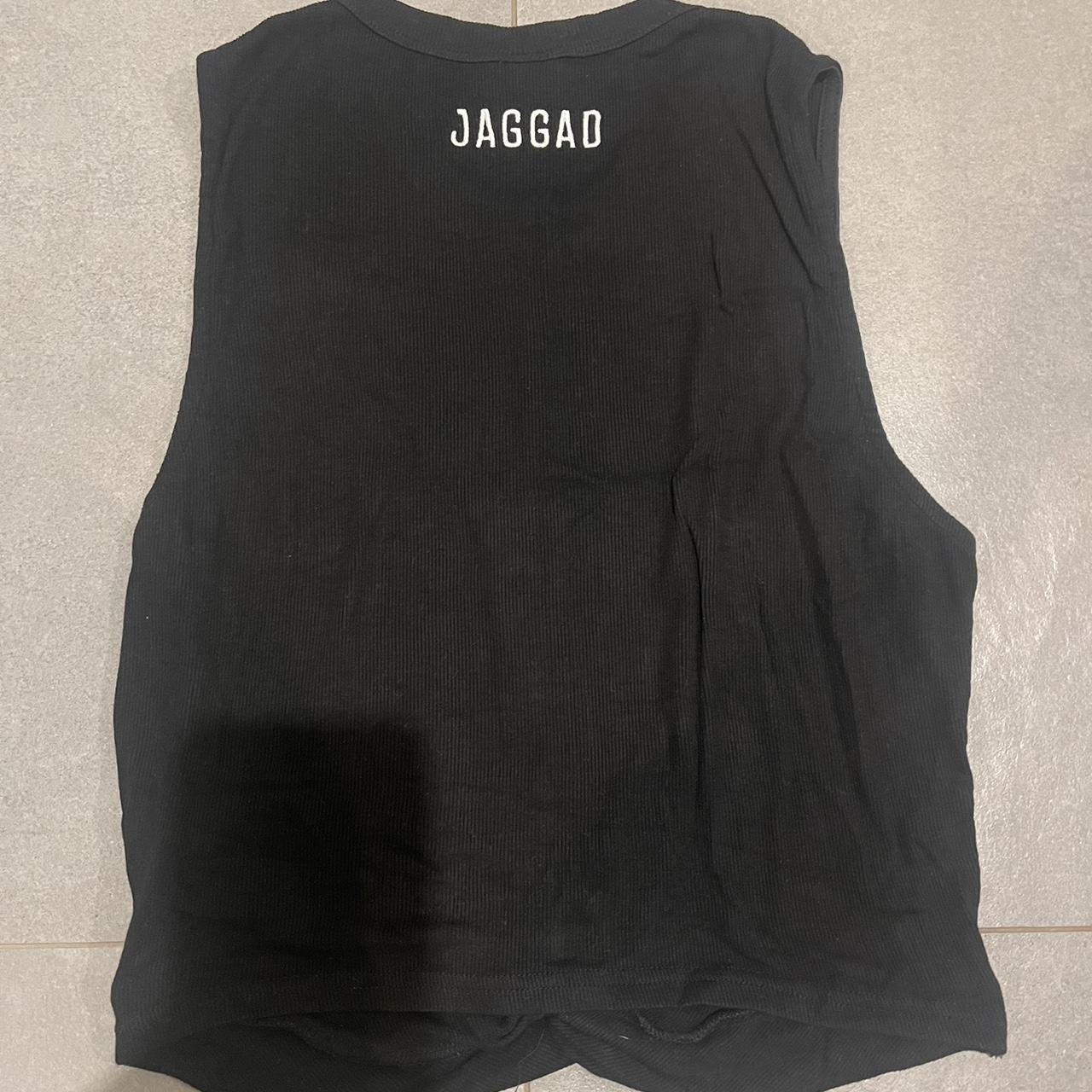 Jaggad Cropped Black Top Size Small - Depop