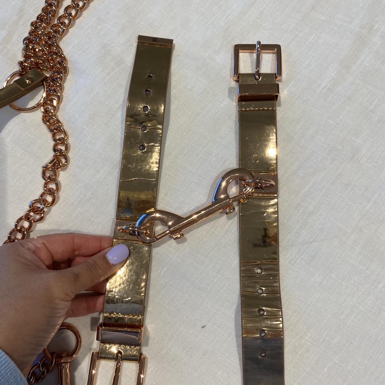 Honey Bridgette leather choker and a hand cuff... - Depop