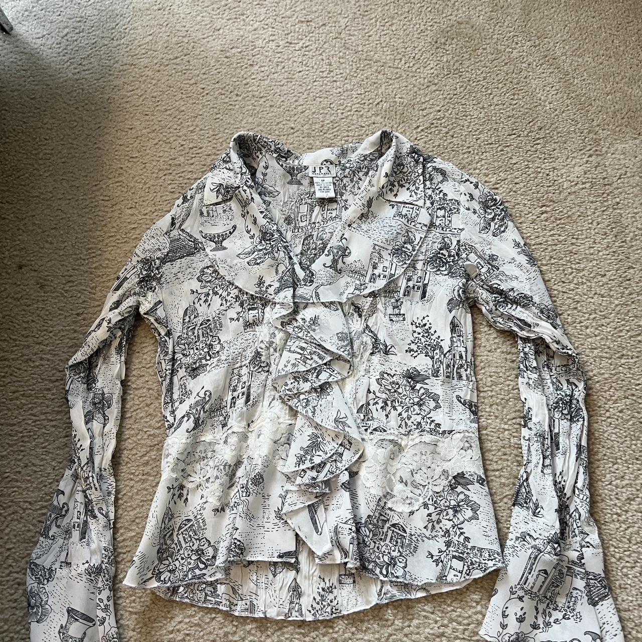 JP Separates vintage European blouse Size... - Depop