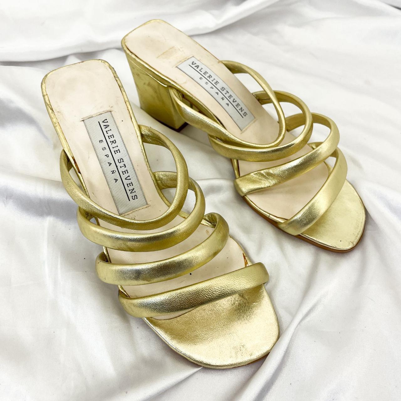 Women's Gold Courts | Depop