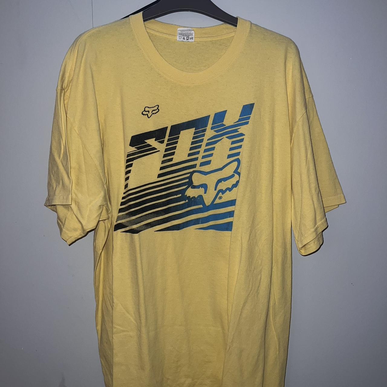 Vintage fox racing MTB MX motorcross t shirt - Depop