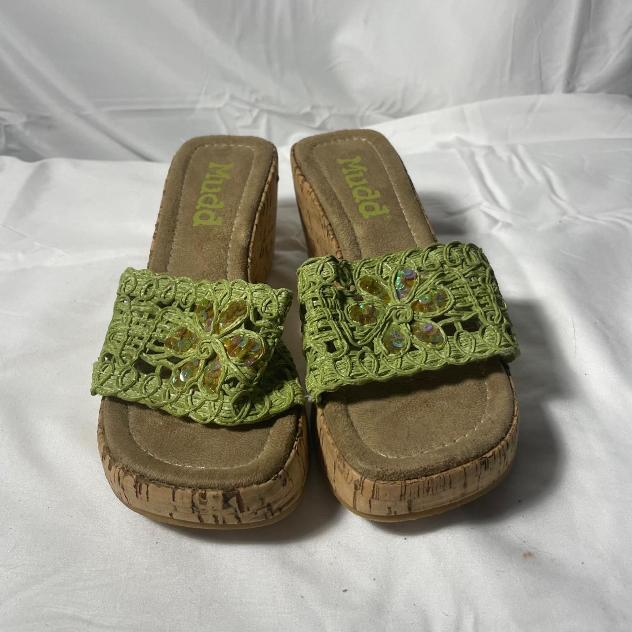 Y2K Mudd Cork Bottom Platform Whimsigoth Fairycore... - Depop