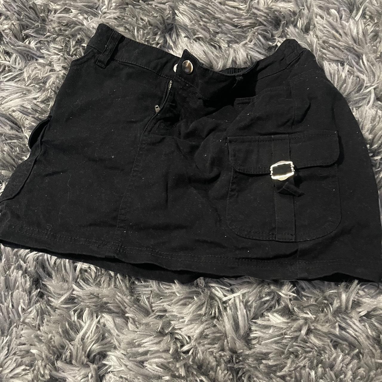 Black target cargo skirt Never worn, great condition... - Depop