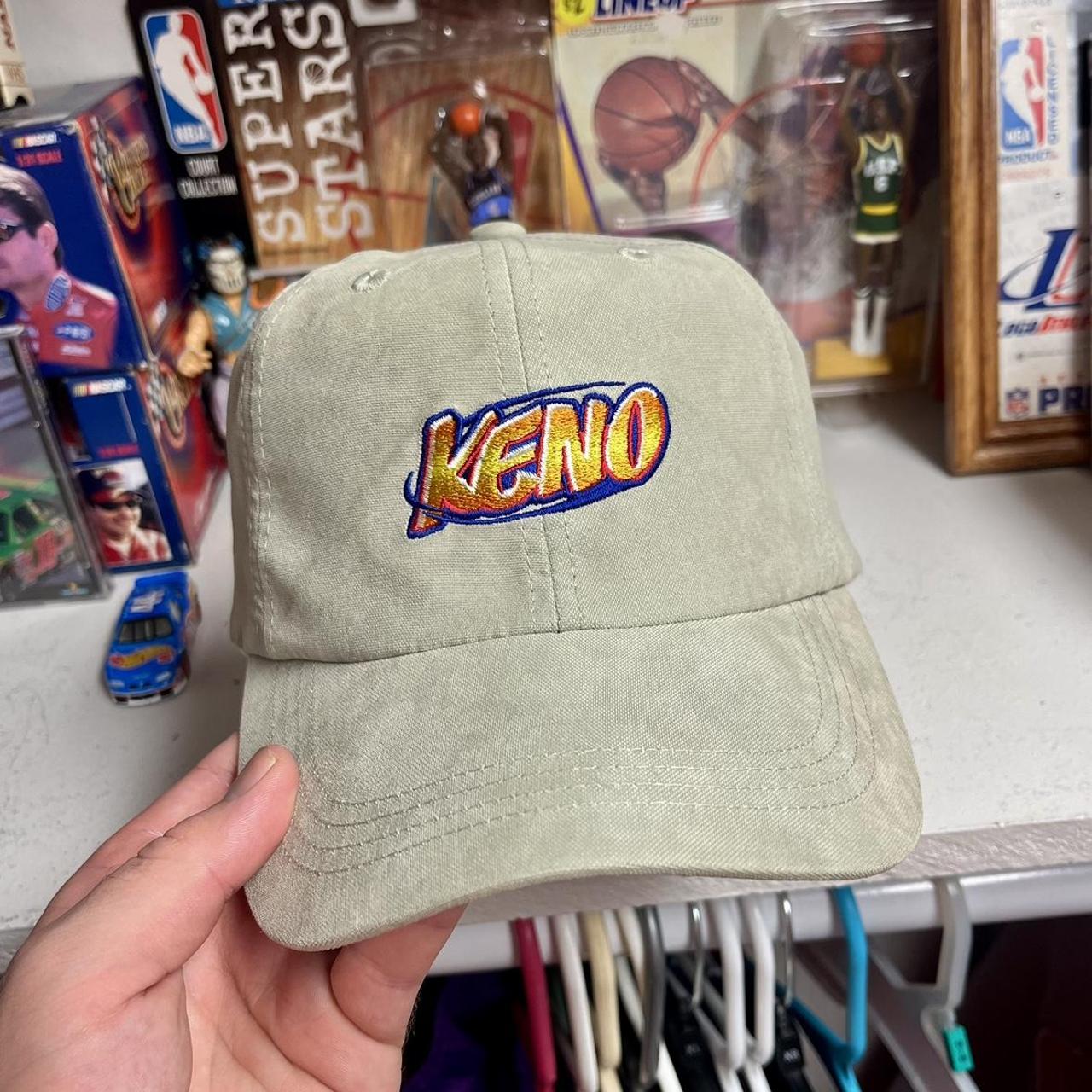 Vintage KENO Lottery Strap Back Hat. Very Good... - Depop