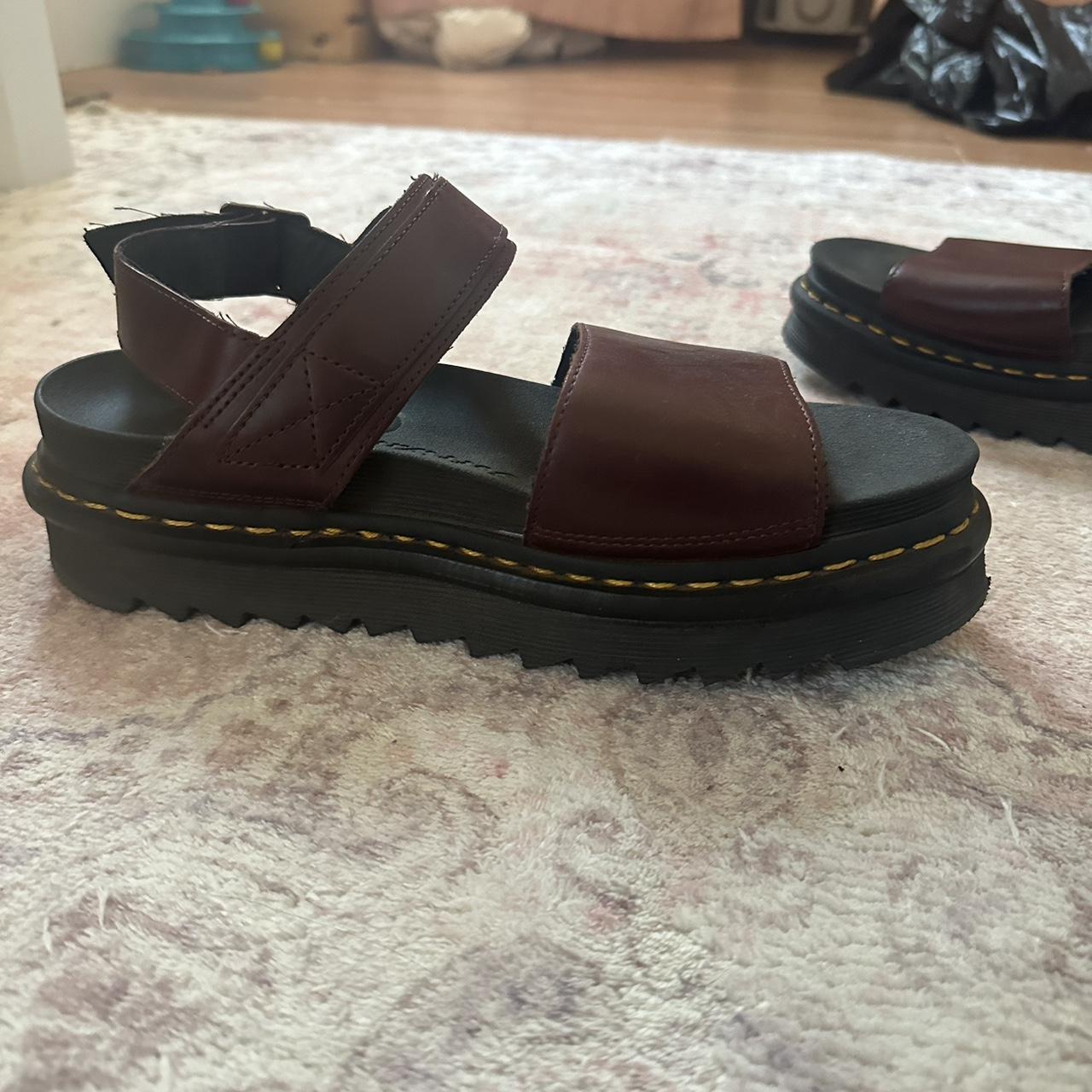 Doc Martens Sandals labeled size 9 - Depop
