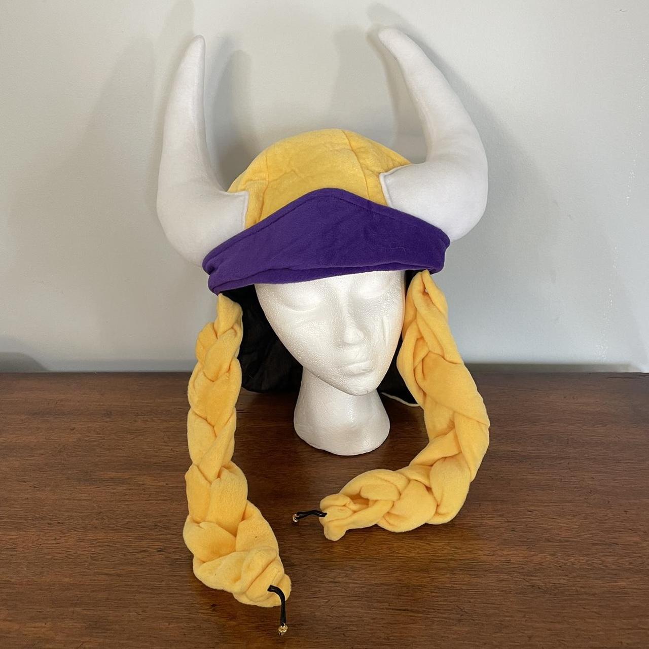 Minnesota Vikings Helga Horned Hat with Jingle Bells... - Depop