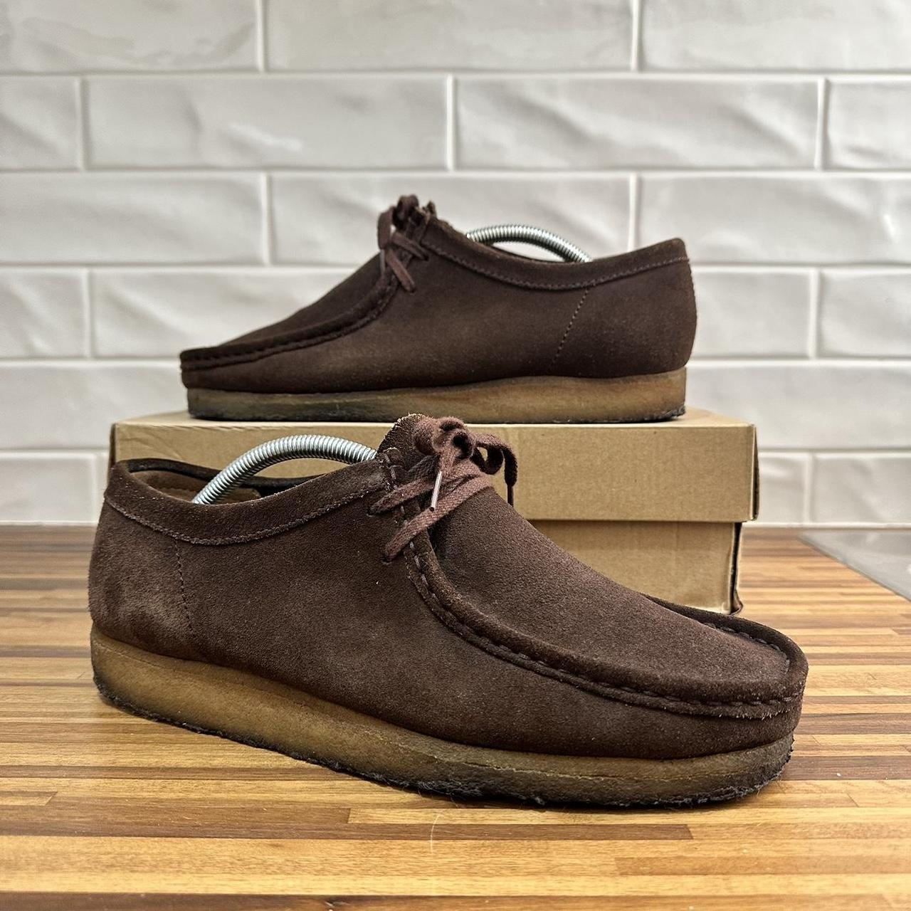 Clarks Wallabee Wallabees Brown Suede Sz 10 US / 9... - Depop