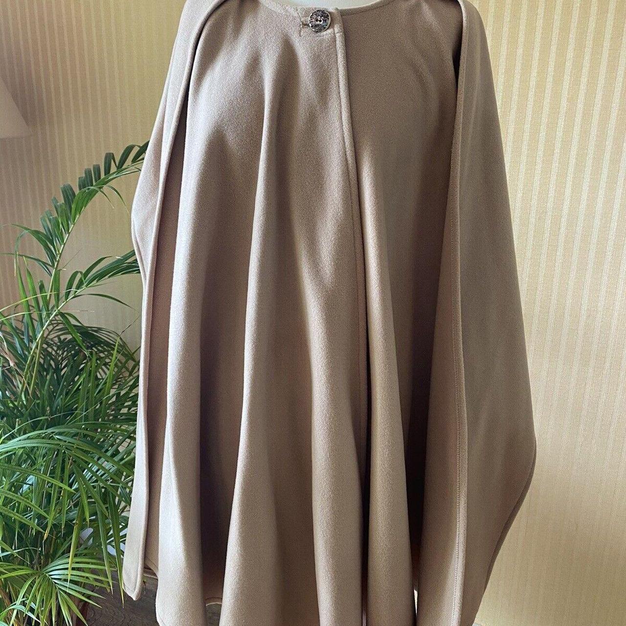 Steilmann Camel Cape Coat Vintage Wool Equestrian... - Depop
