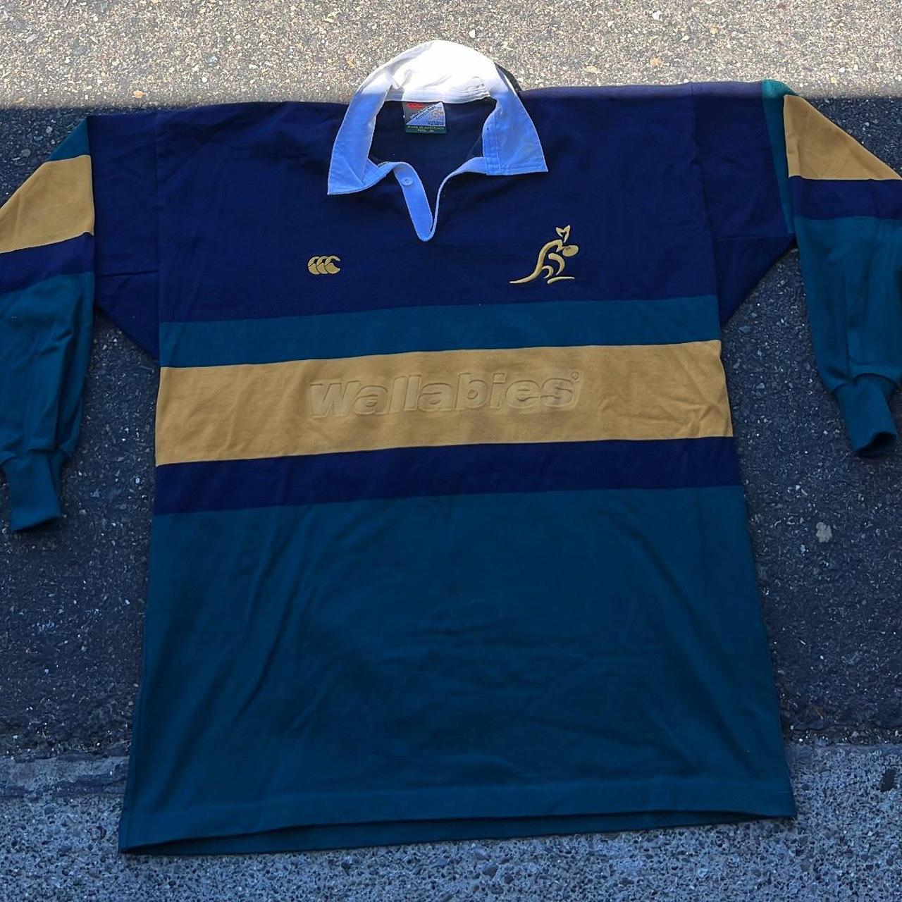 Canterbury Australian Rugby Wallabies Long Sleeve... - Depop