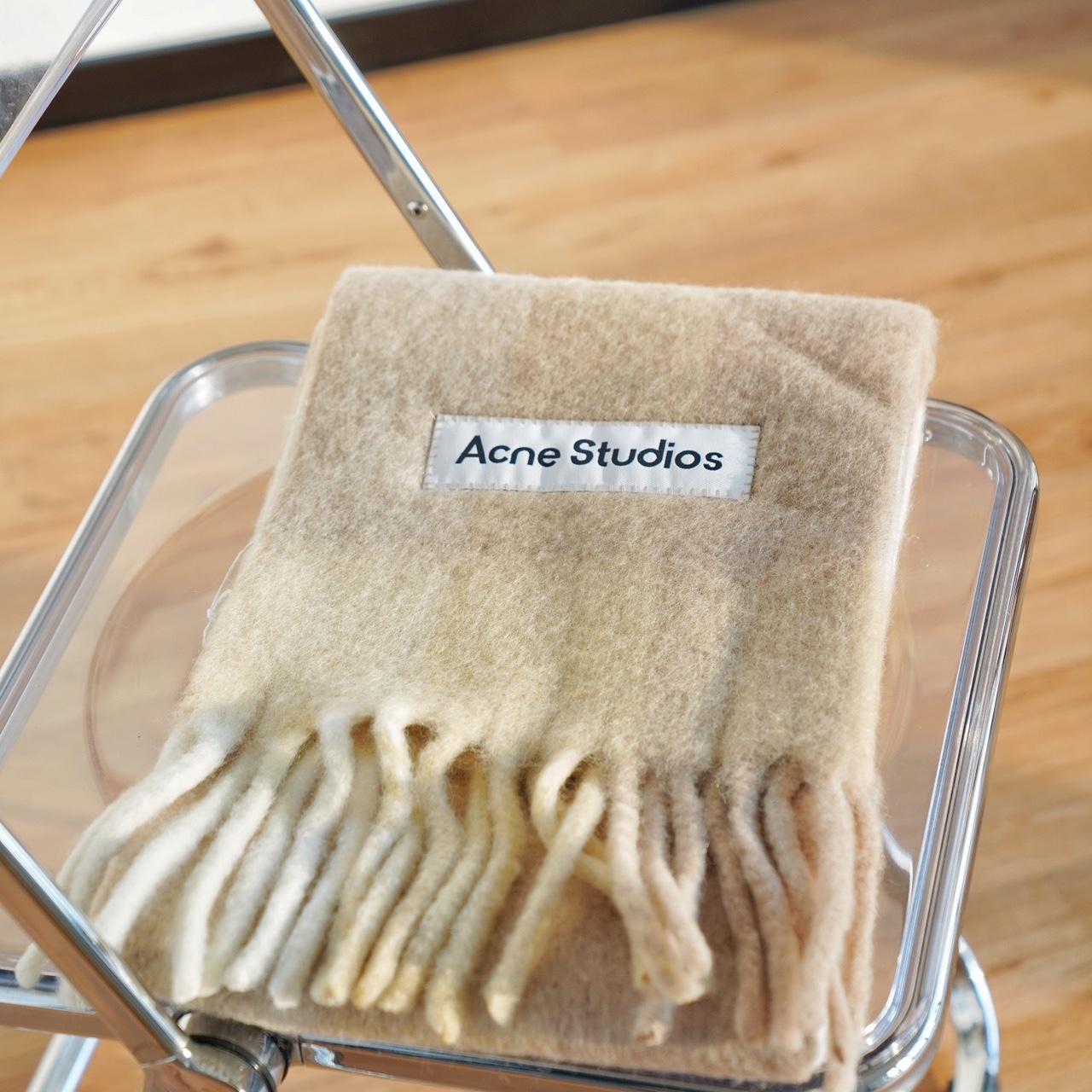 Acne Studio Mohair Checked Scarf Acne Studio Mohair... - Depop