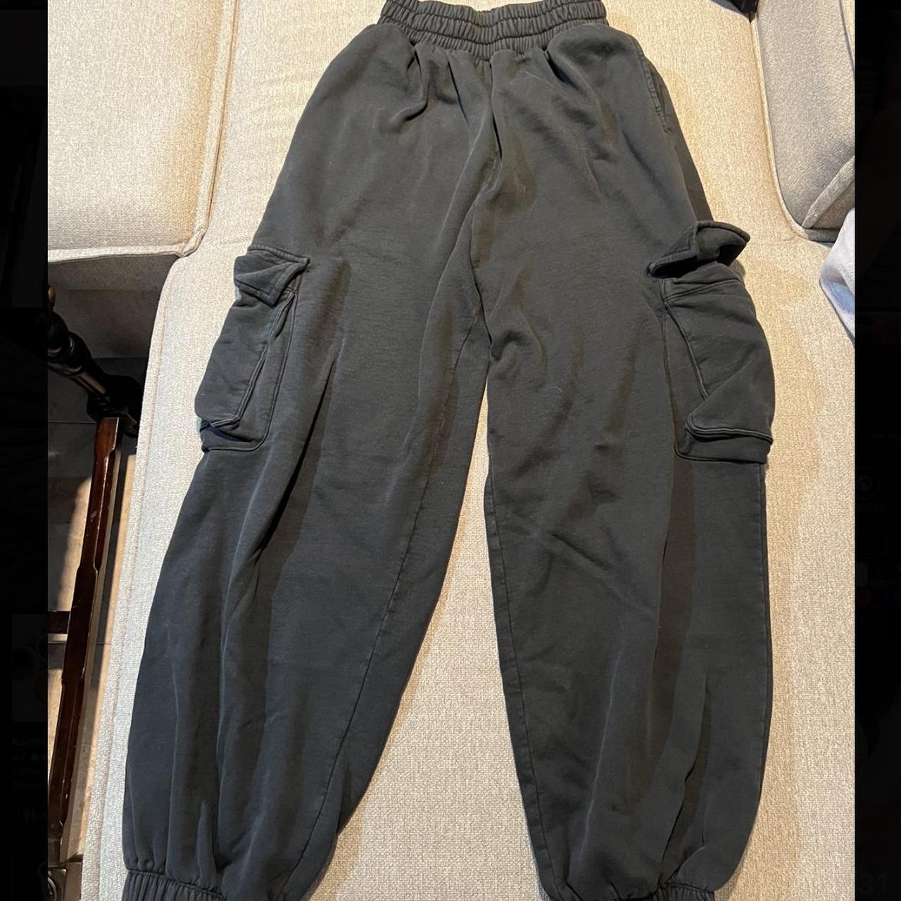 Zara black cargo joggers size small originally $60... - Depop