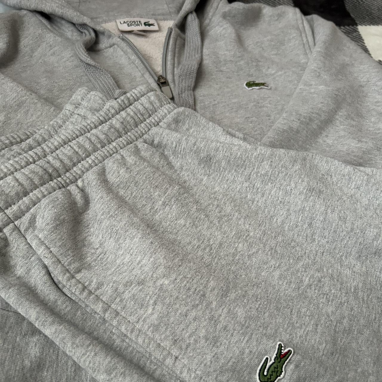 Lacoste Men's Grey Joggers-tracksuits | Depop