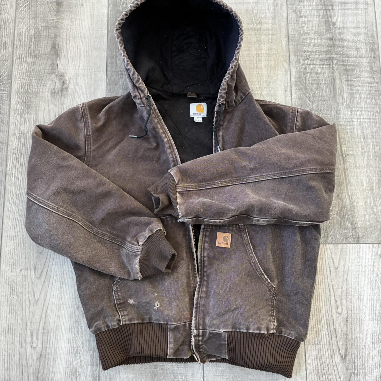 J130 DKB Dark Brown RARE Vintage Faded Carhartt... | Depop