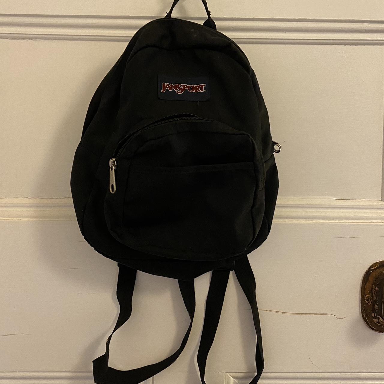 Jansport mini backpack black - Depop