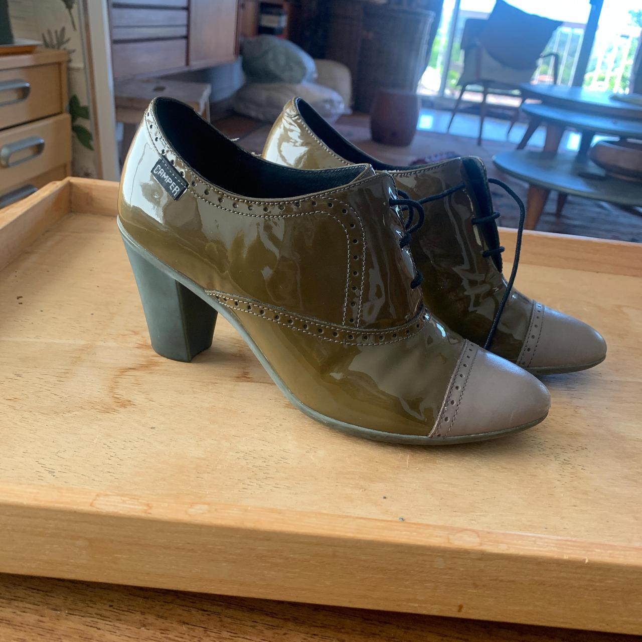 Camper sneaker heals, lace up boots, so chic. I’m a... | Depop