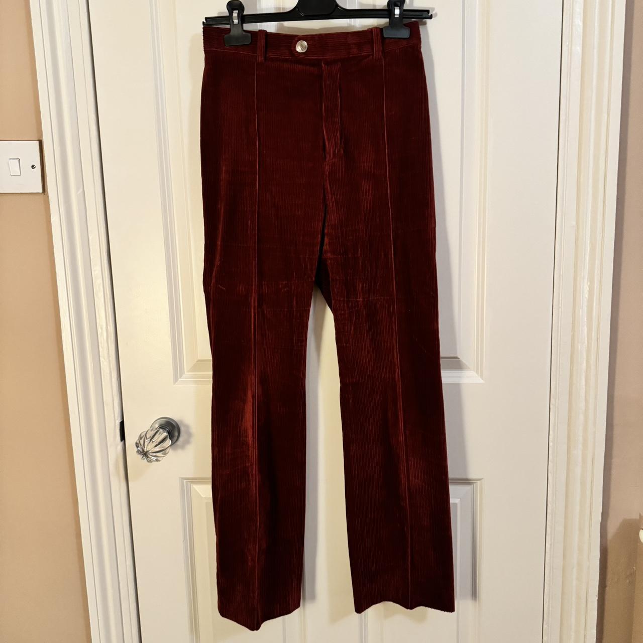 Chloe reddish brown cord trousers - Depop
