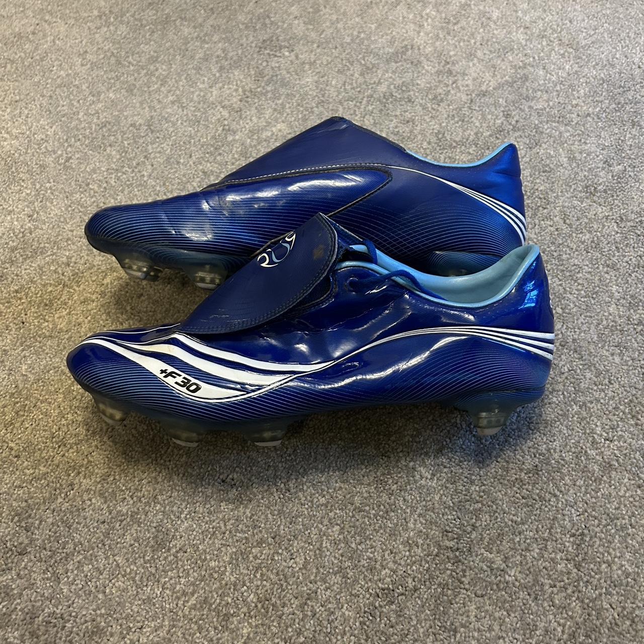 Adidas +F30 2006 SG Blue/White Size 11 These boots... - Depop