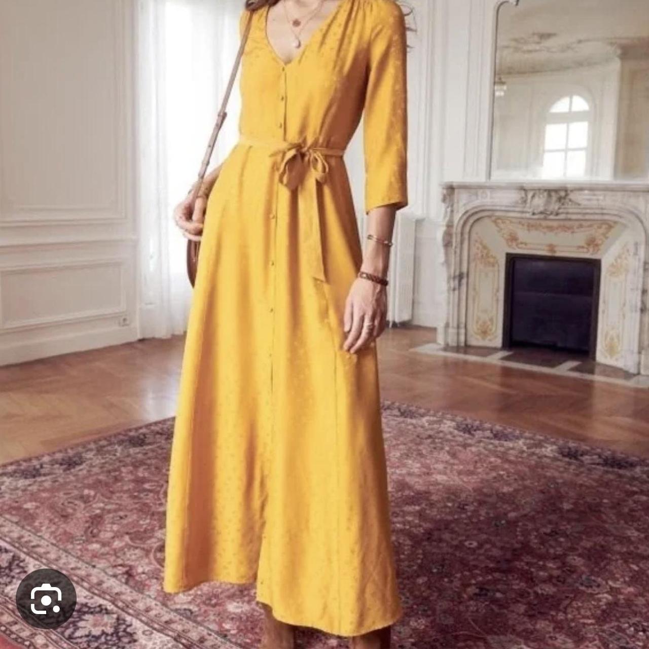 SEZANE silk maxi dress New without Tags This is... - Depop