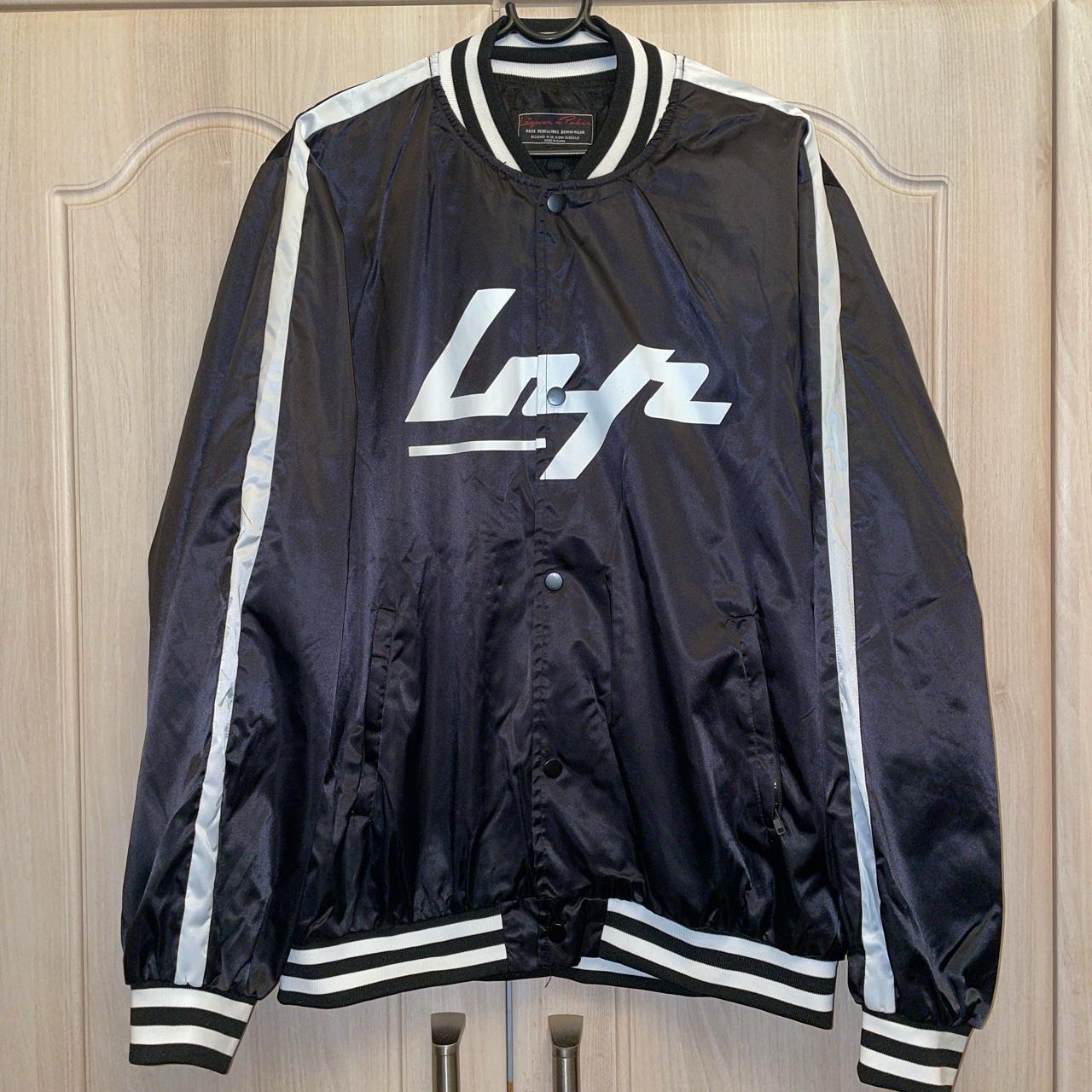 Liquor N Poker Men's Black and White Jacket | Depop Liquor N Poker Men's Black and White Jacket | Depop