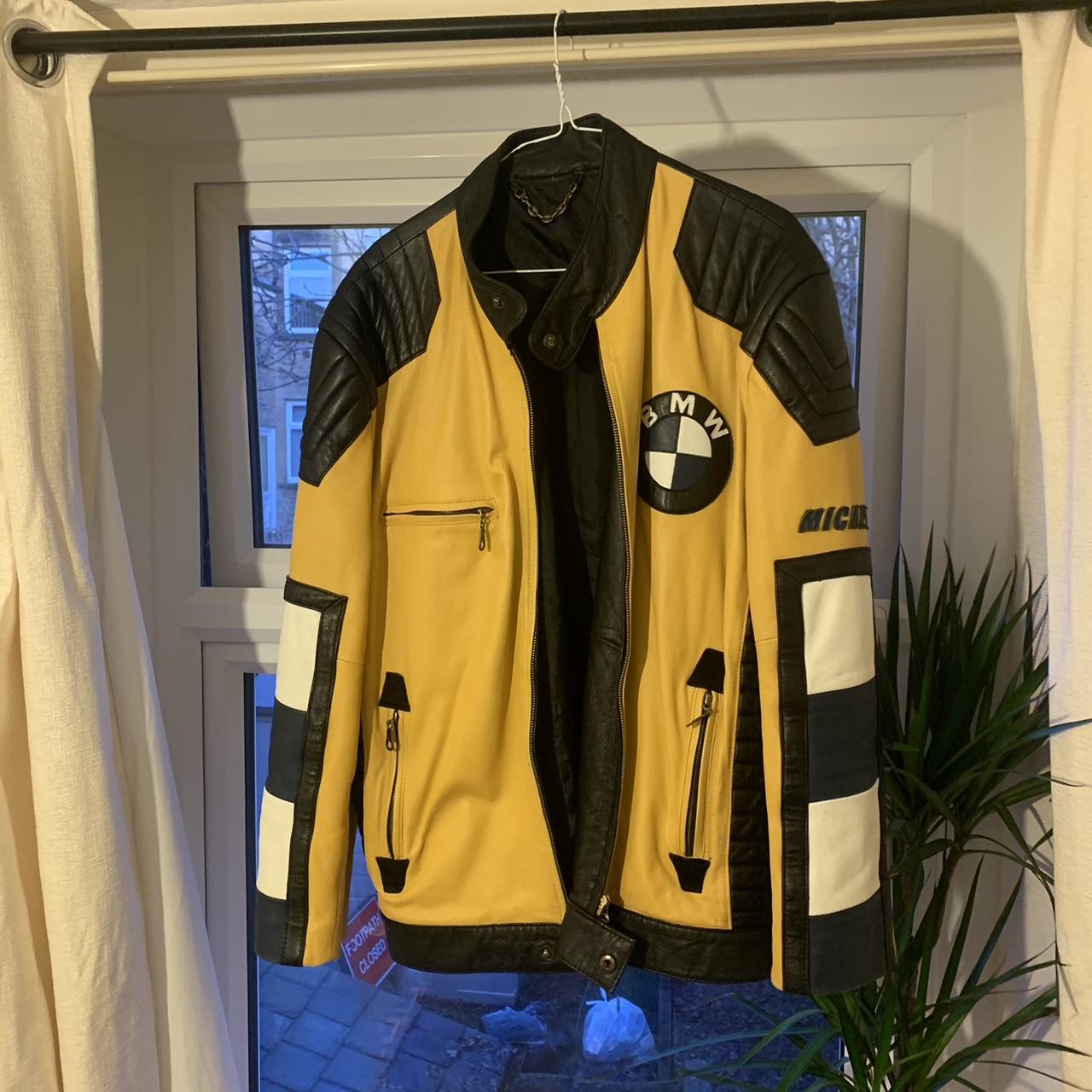 Yellow BMW Biker Racing Jacket🏁 Feel free to... - Depop