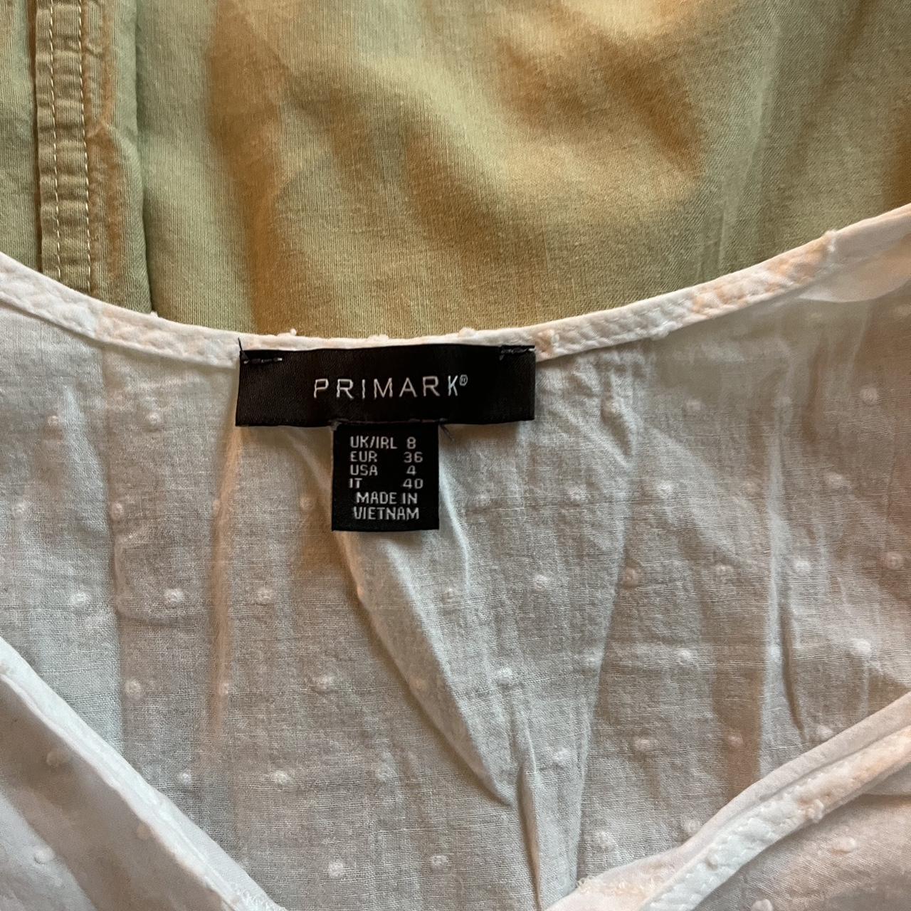 PRIMARK white blouse. Size 8. Great condition - Depop