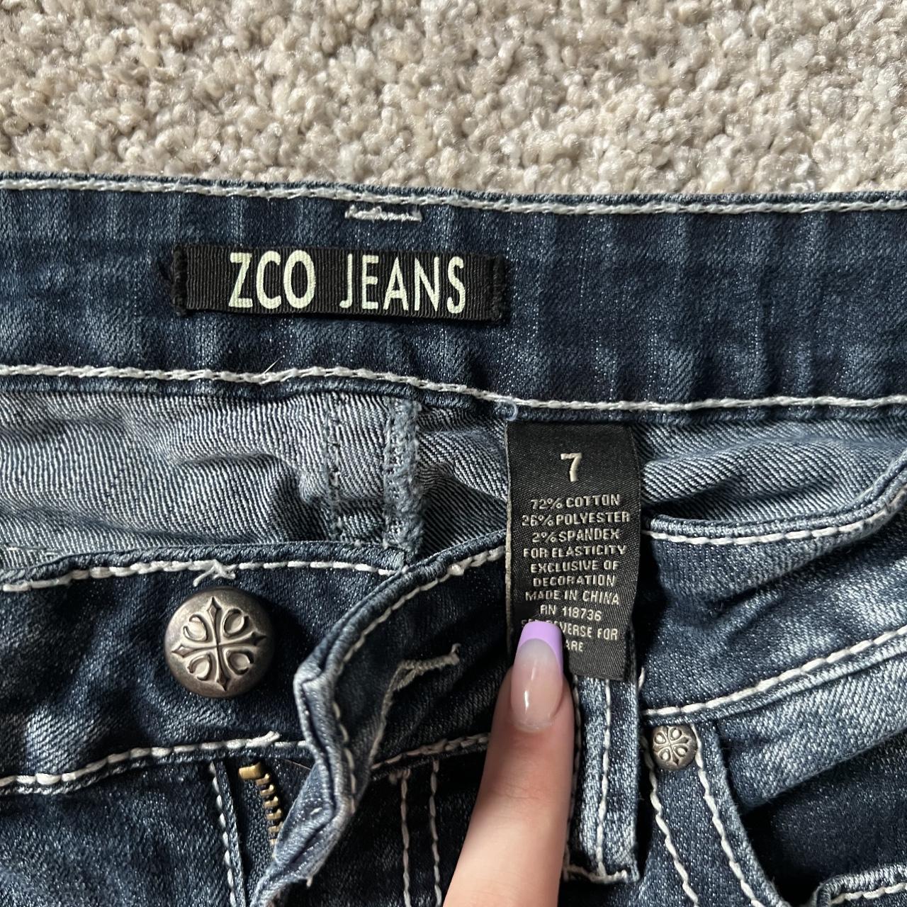 y2k cross rhinestone grunge jeans, these jeans have... - Depop