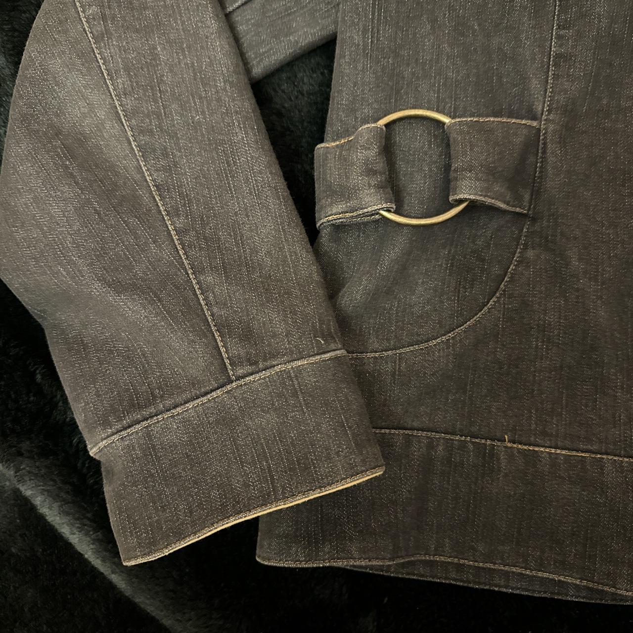 🌐 AMAZING JEAN ZIPPER UP JACKET 🌐 one size (fits... - Depop