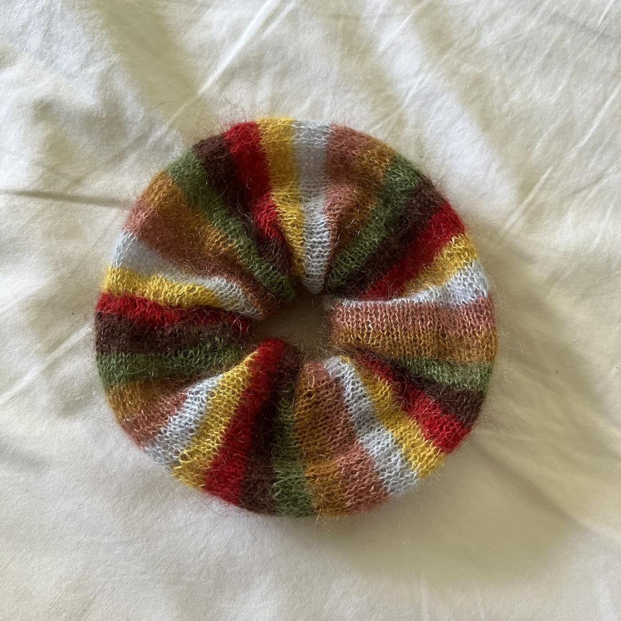 Inspired by Tomasa. Colorful hand made Scrunchie.... | Depop