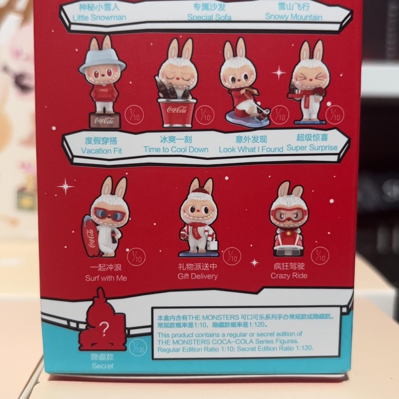 Coca cola Labubu figure got from Pop Now so it's... - Depop