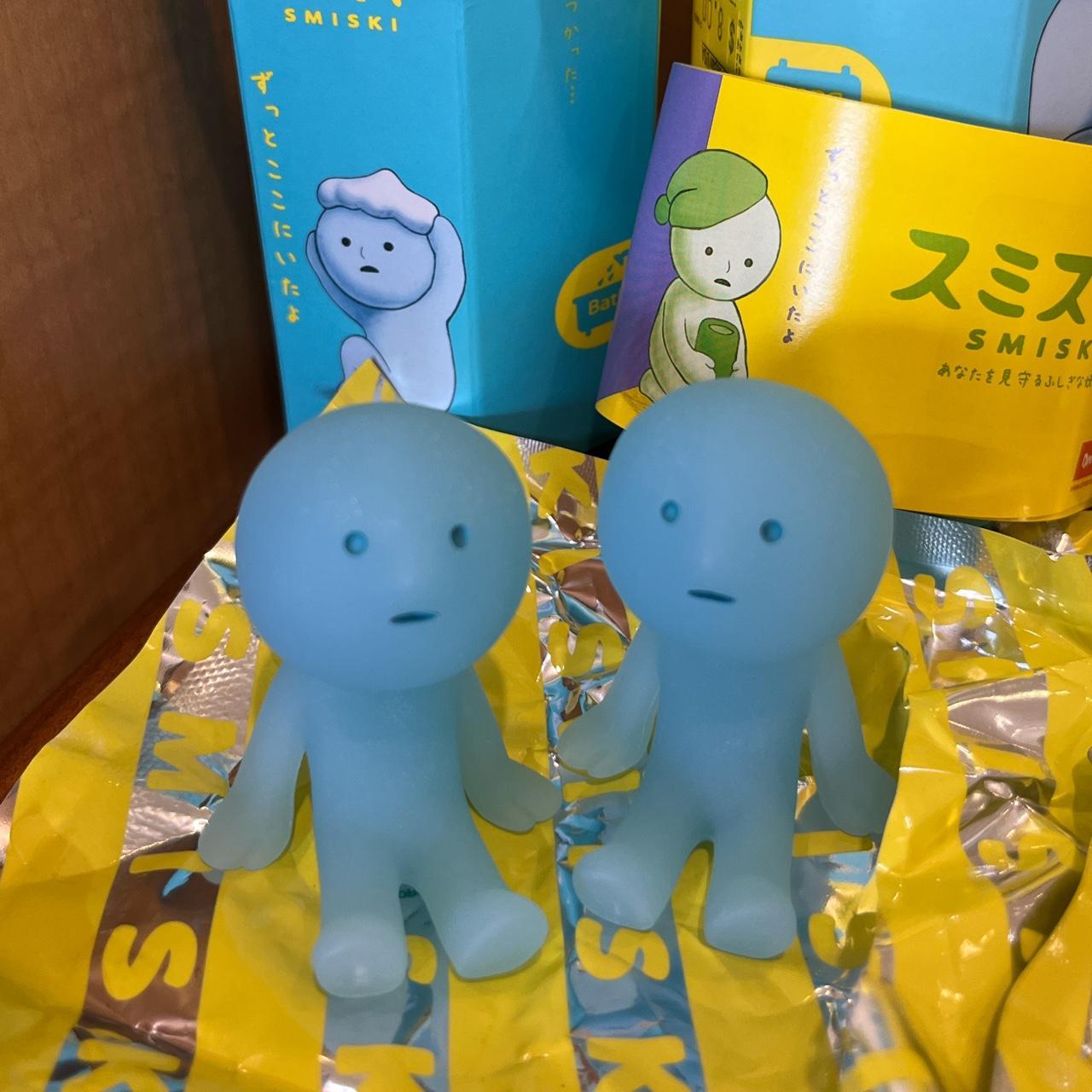 smiski bath series “dazed” blue figure purchase... - Depop