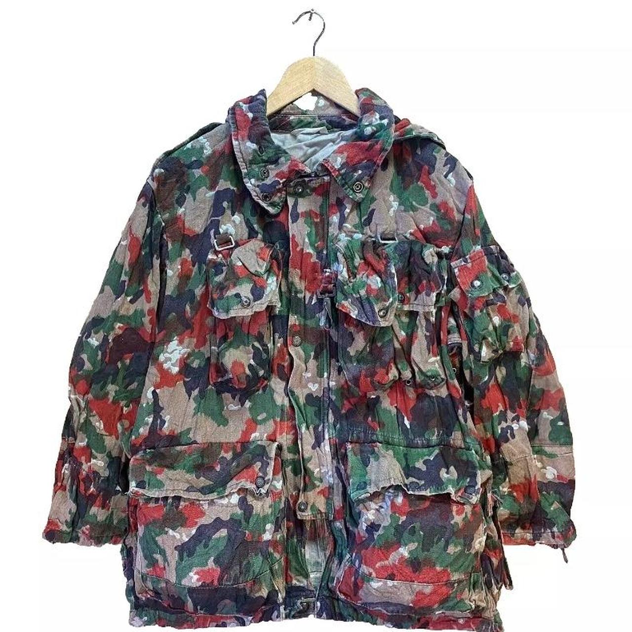 Vintage Swiss Army M70 Alpenflage Mountain Field... | Depop