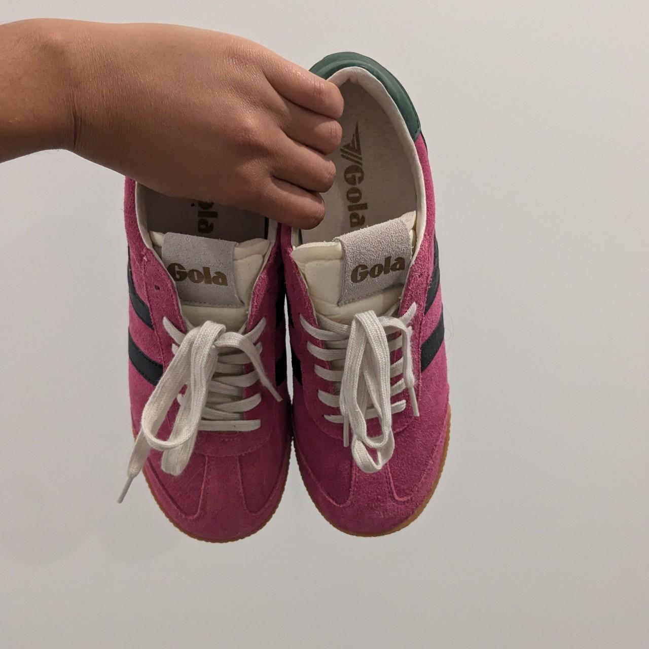 Pink Gola elan sneakers - Depop