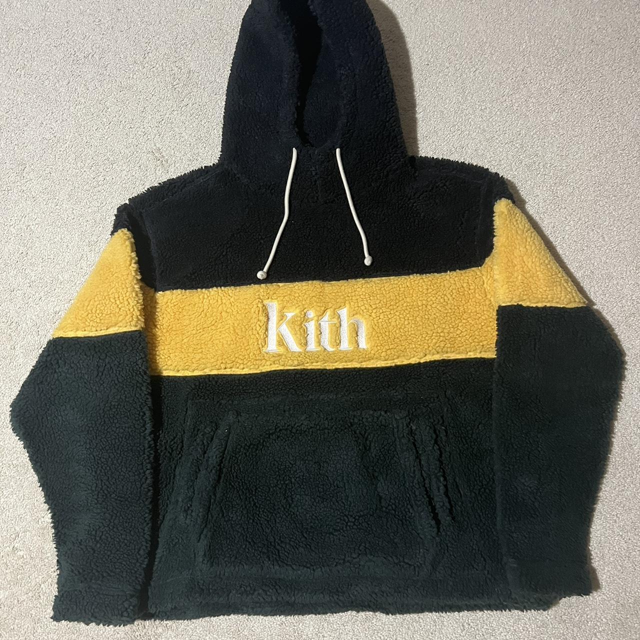 For sale is a rare Kith Sherpa Double Pocket Hoodie... - Depop