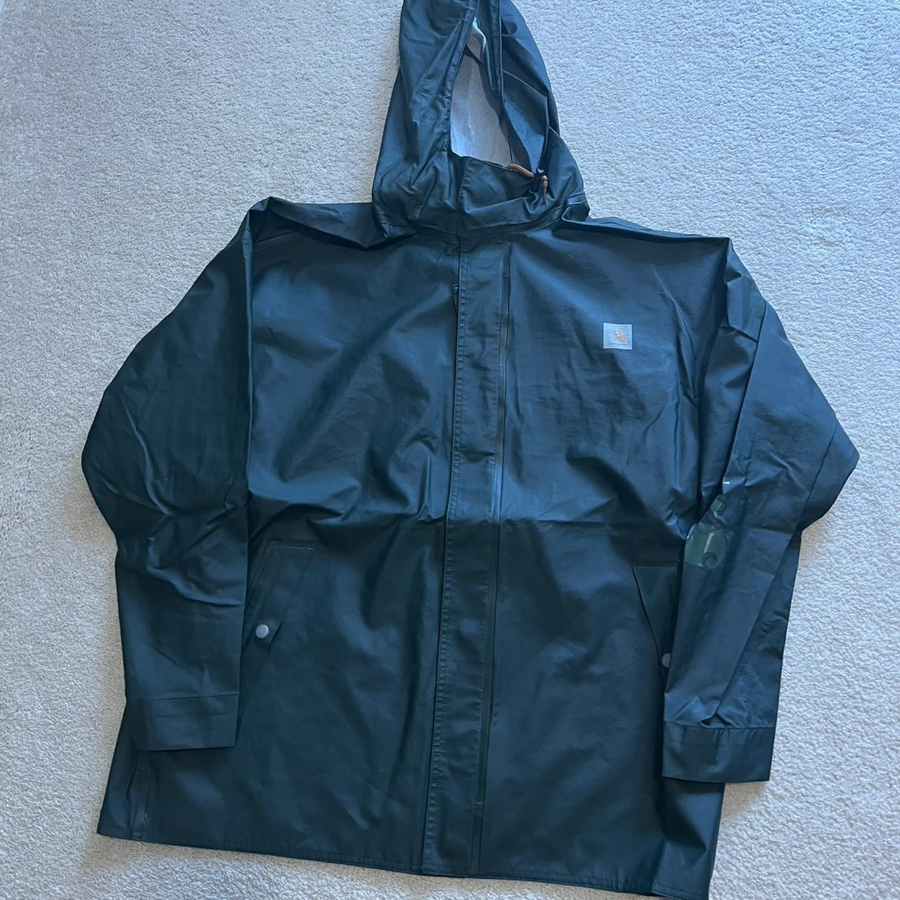 For sale is a Carhartt Rain Jacket Windbreaker in a... - Depop