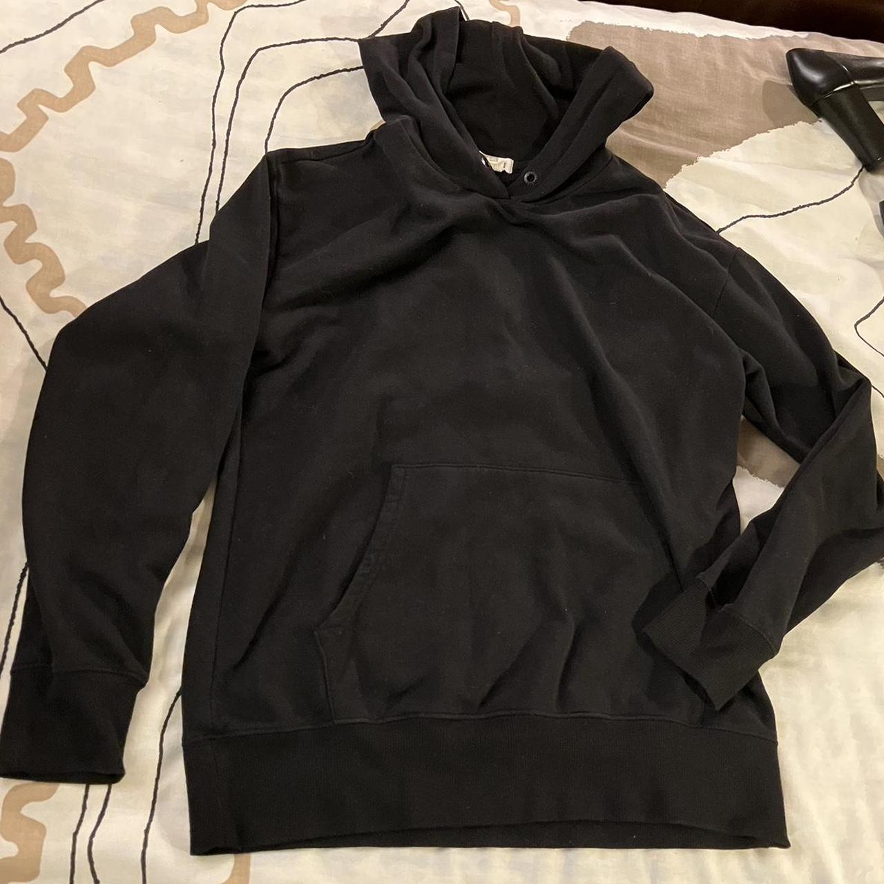 Black Hoodie Super soft and comfy. Labeled as a M... - Depop