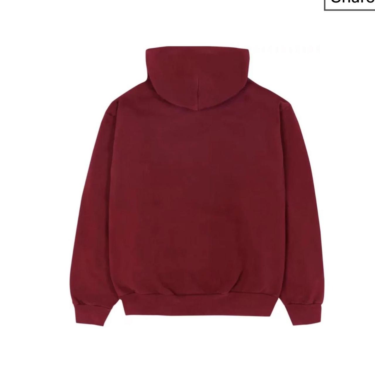 Sp5der hoodie maroon Mens Medium Love this piece i... - Depop