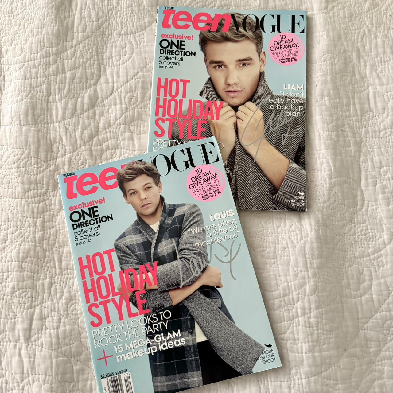 Teen vogue One Direction Louis Tomlinson and Liam... - Depop