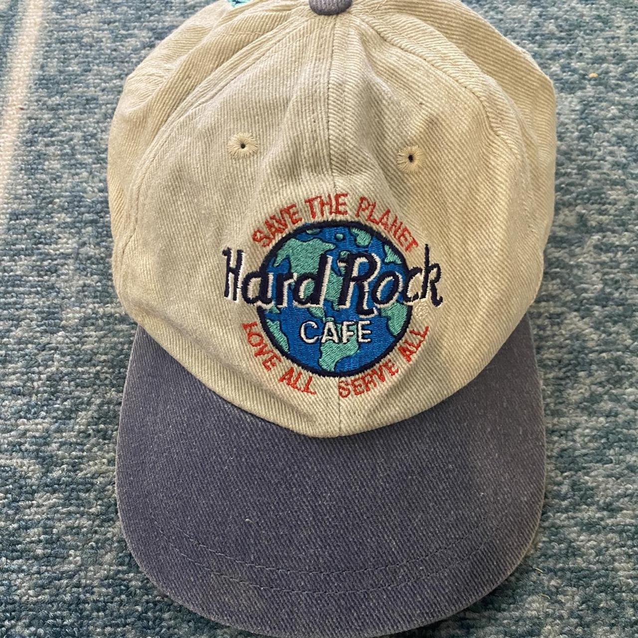 hard rock cafe london save the planet hat 100%... - Depop
