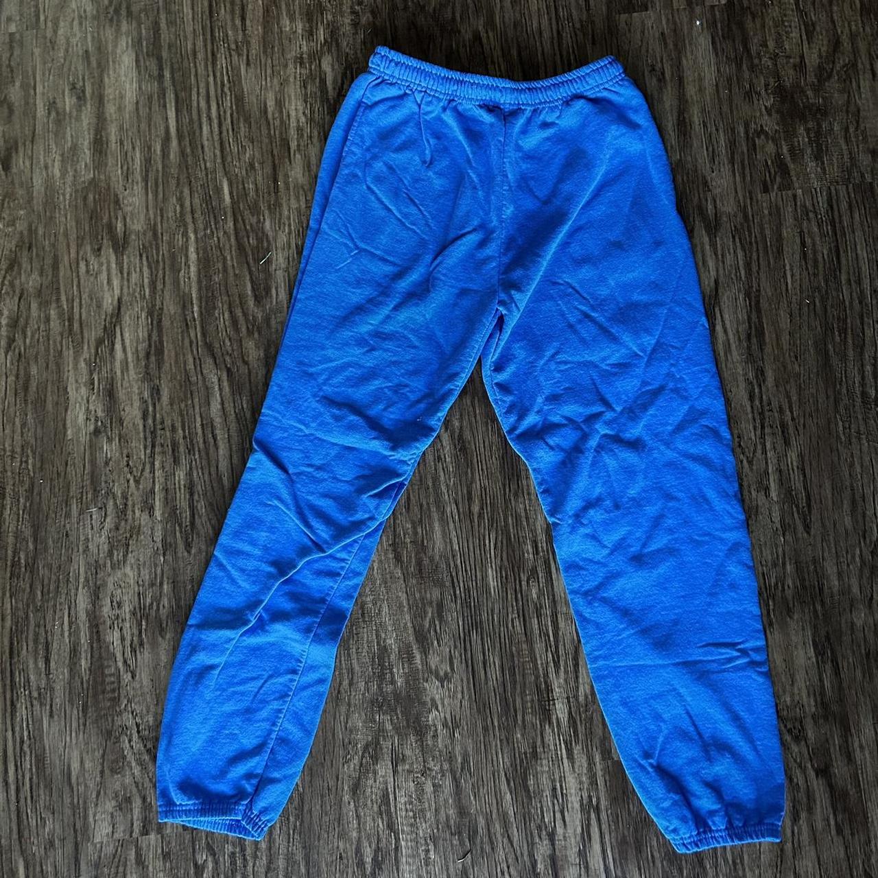 Electric Blue Sweatpants Mens Medium Sweats Depop