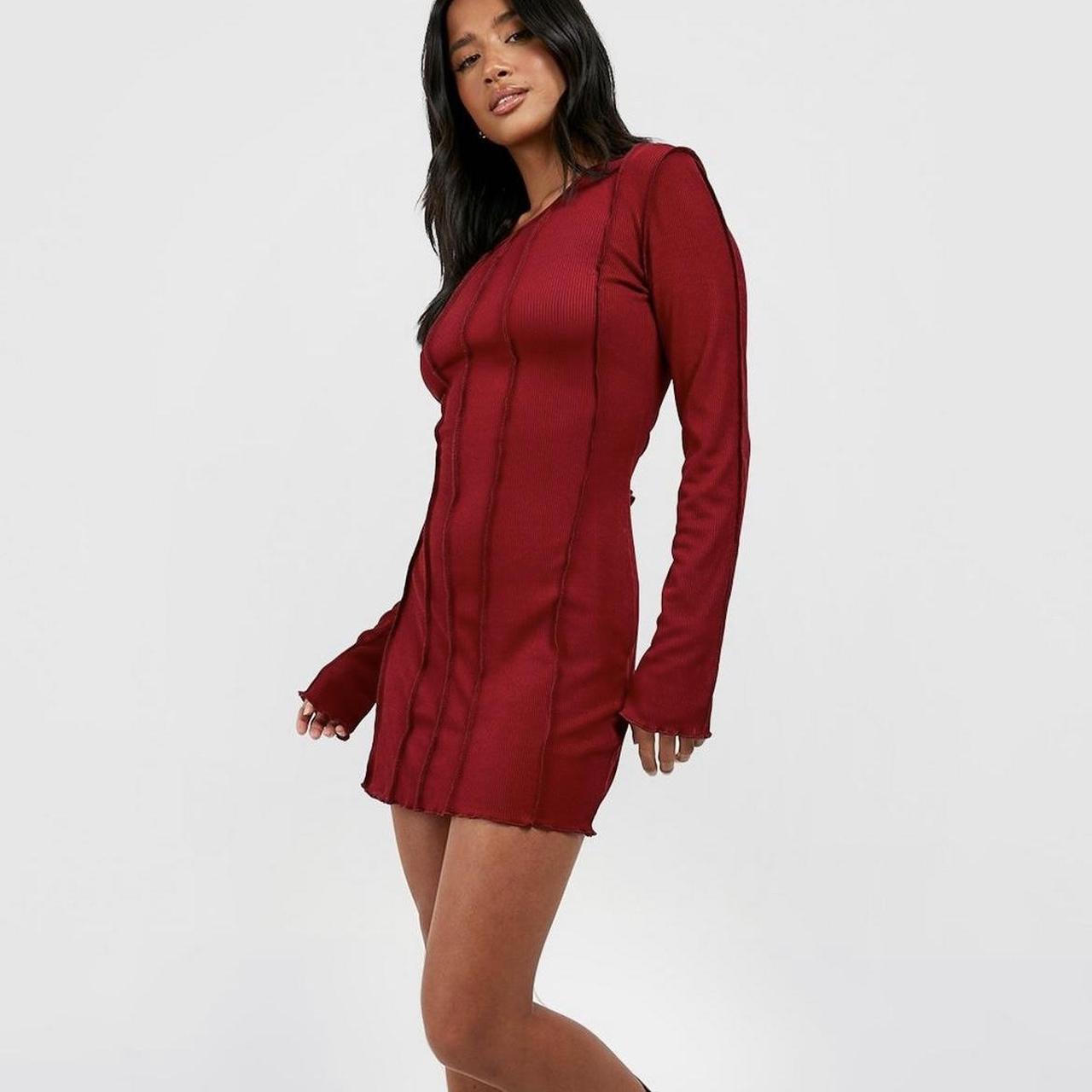 Selling this Boohoo red mini dress I’ve not worn at... - Depop