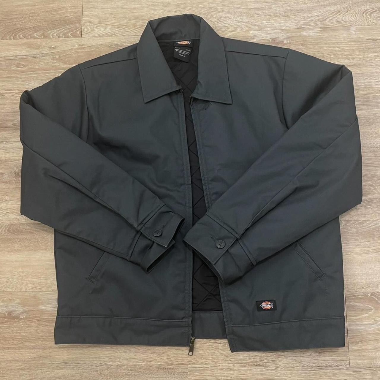 Charcoal grey Dickies eisenhower jacket. Like new,... - Depop