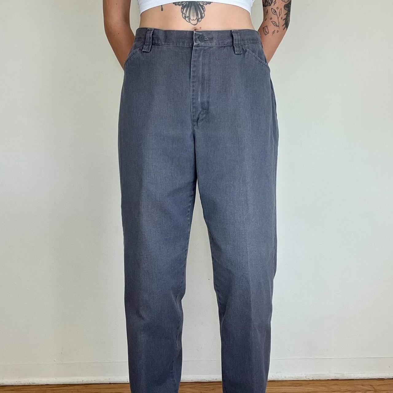 vintage charcoal slacks ☕️ 90s Riders Casuals ☕️... - Depop