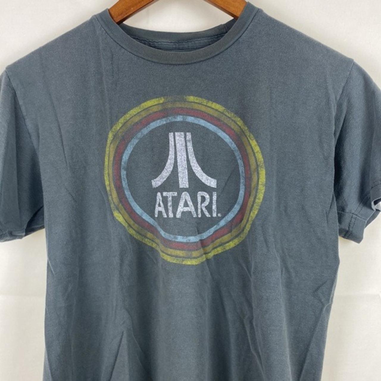 Atari Video Games Classic Nerd Gray Short Sleeve... - Depop