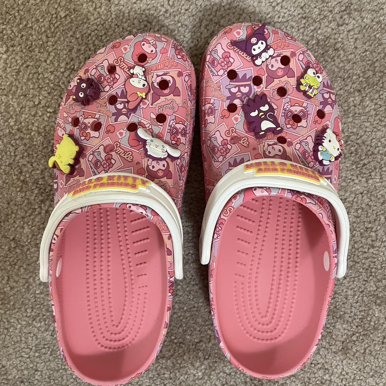 Hello Kitty Sanrio Crocs collab - Depop