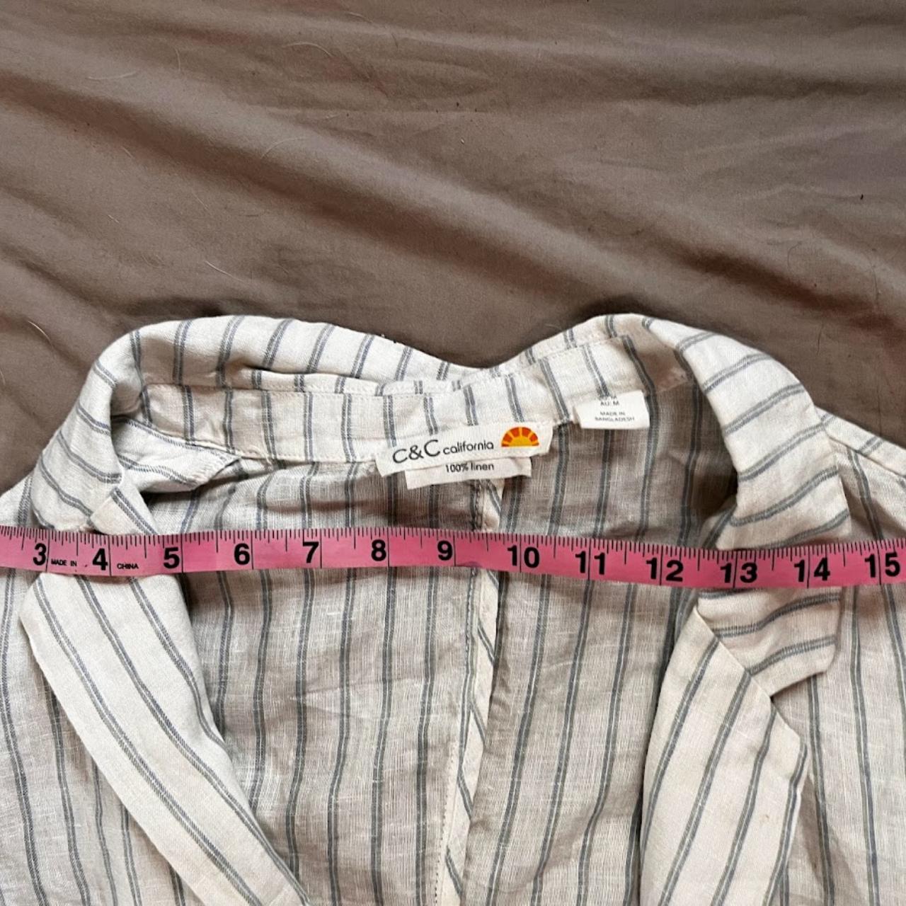 100% linen, brand C&C California size... - Depop