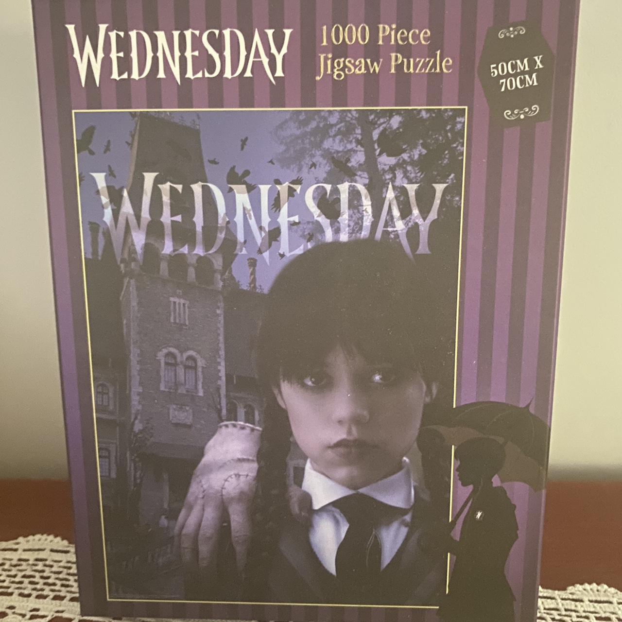 Wednesday Addams 1000 piece jigsaw puzzle Done... - Depop