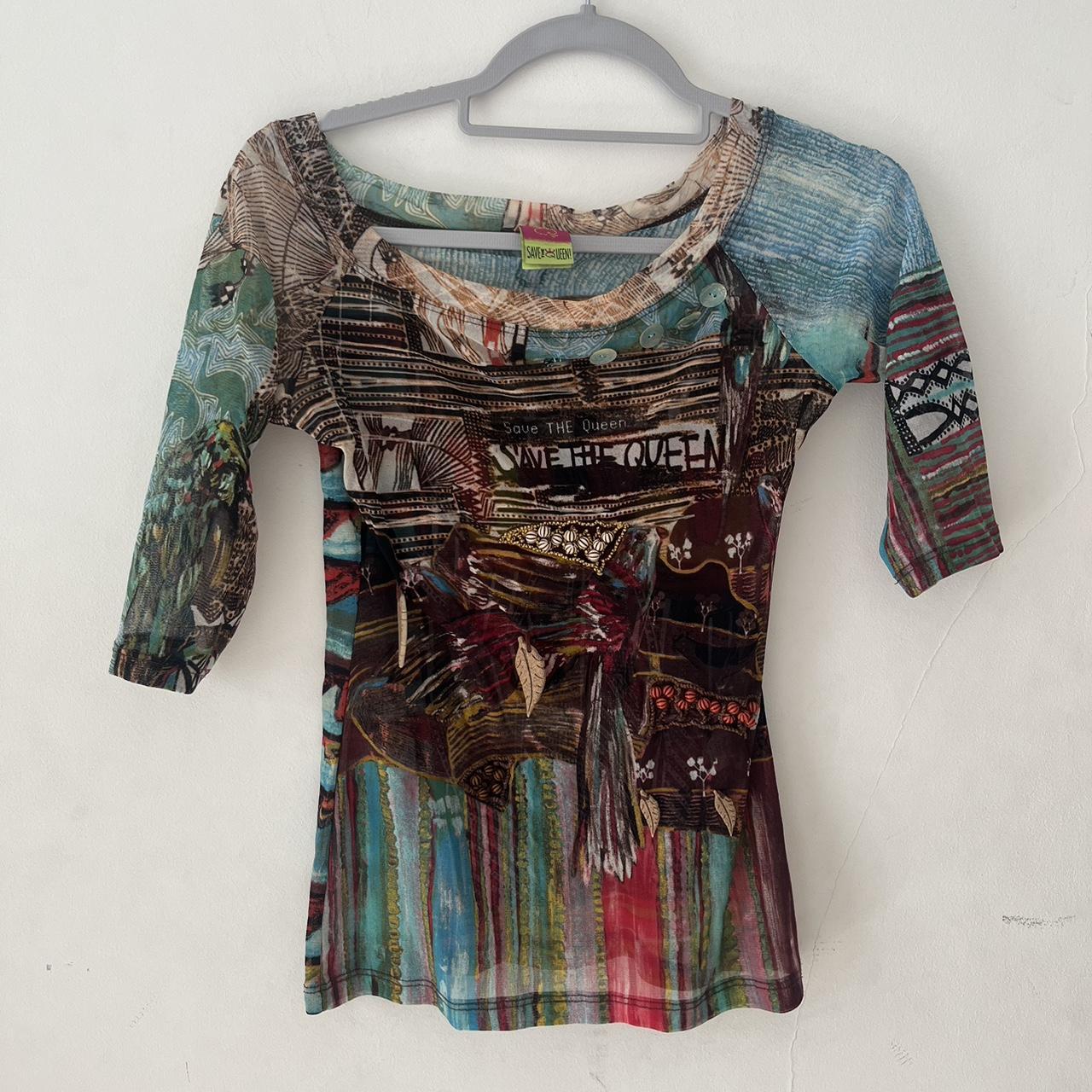 God save the queen top Y2K Amazing condition Size... - Depop