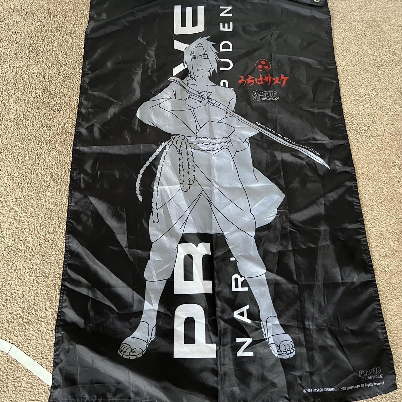 Primitive X Naruto Shippuden Sasuke Cloth Tapestry... - Depop