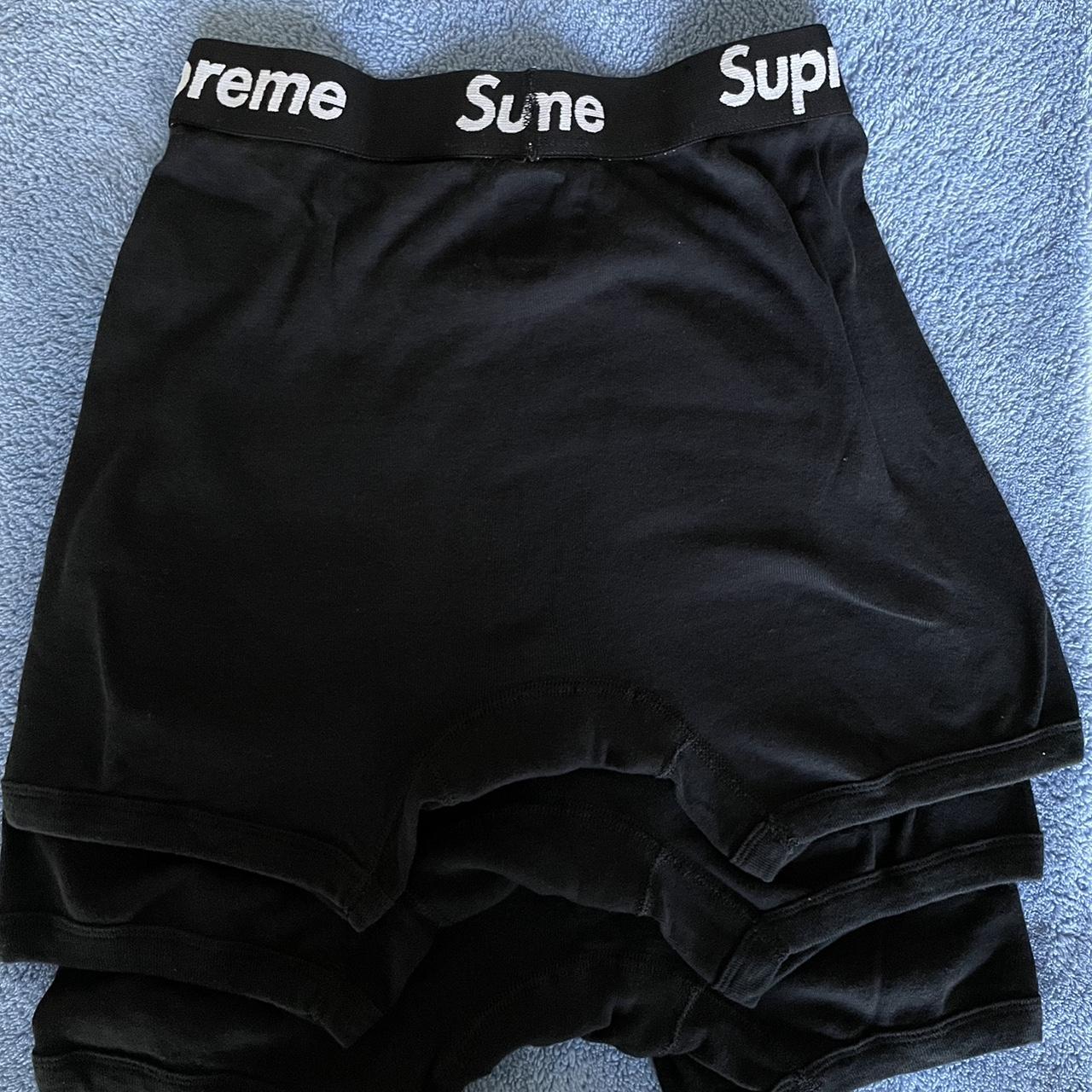 Supreme Men's Black Boxers-and-briefs | Depop