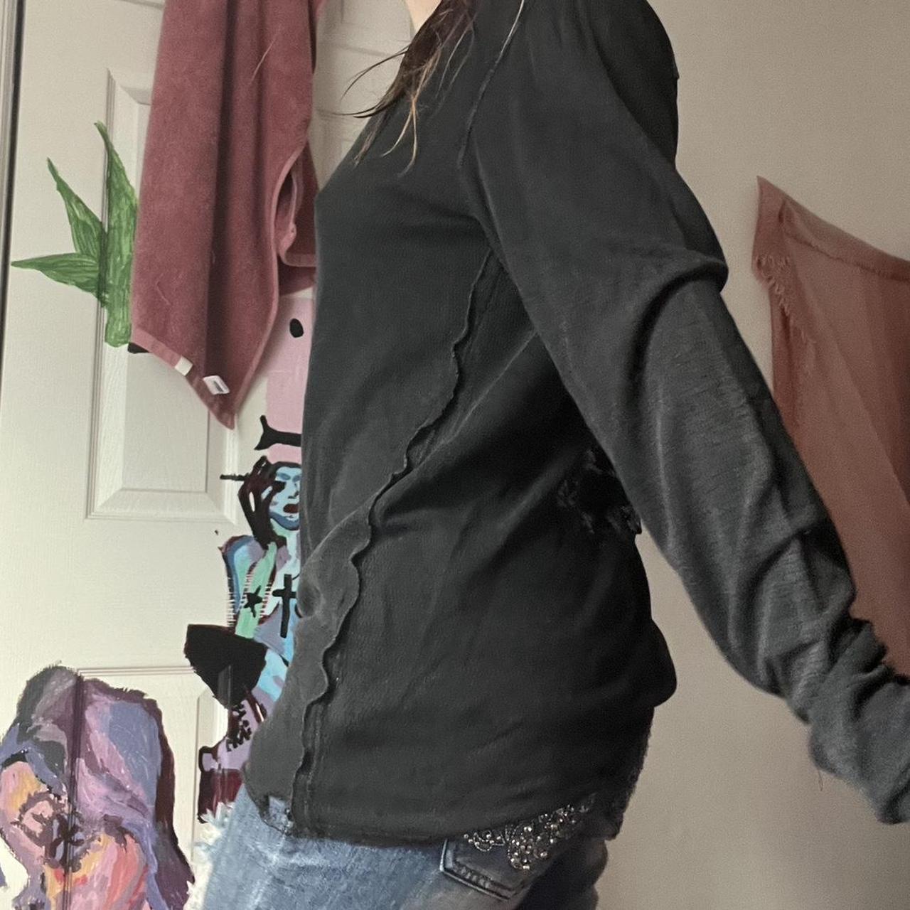 Vintage affliction like thermal Super soft Grunge... - Depop